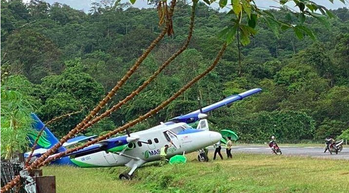 MASwings aircraft skids on landing, no one hurt » The Capital Post