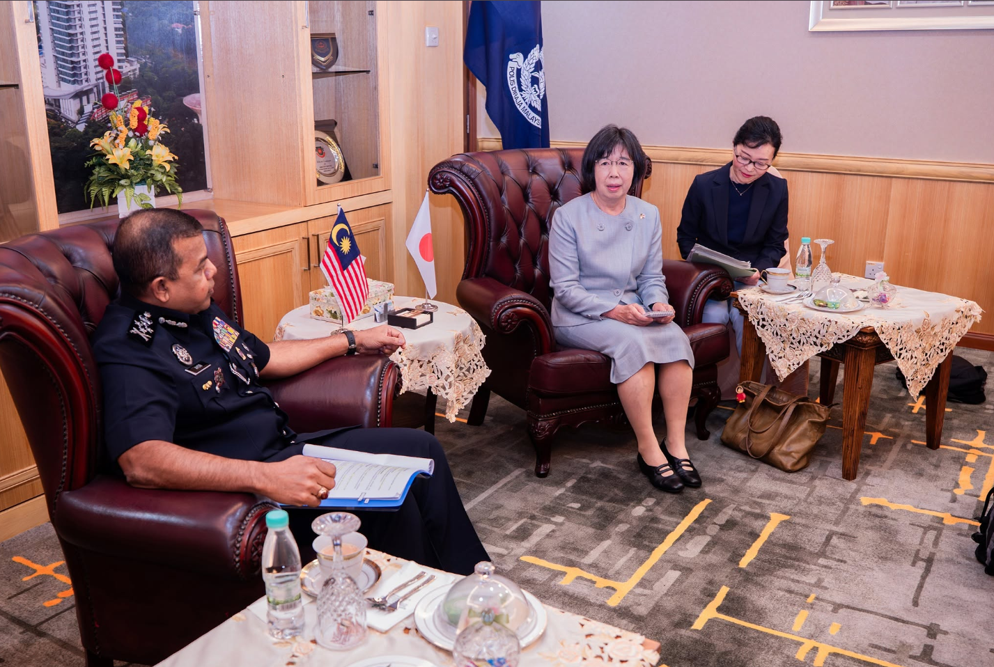 Deputy IGP Receives Courtesy Visit from Japan National Public Safety ...